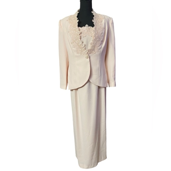 Victor Costa | Dresses | Vintage Victor Costa For Nahdree Soft Pink ...